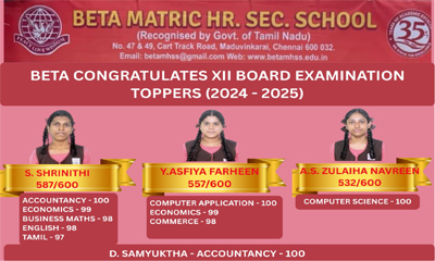 Beta Matriculation Higher Secondary School